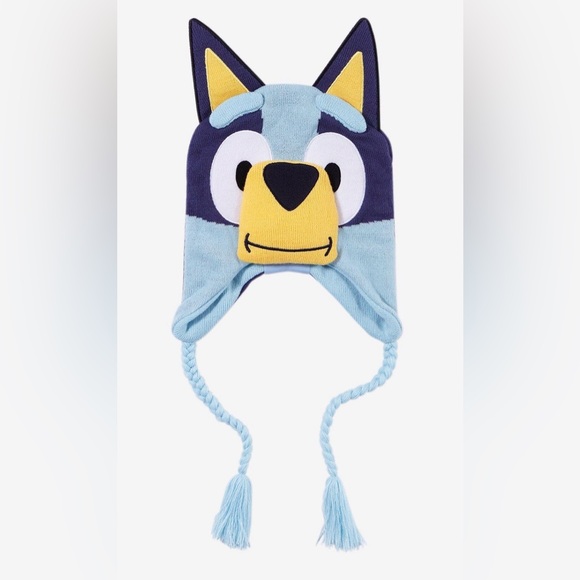 Hot Topic | Accessories | Nwt Hot Topic Blue And Yellow Bluey Knit ...